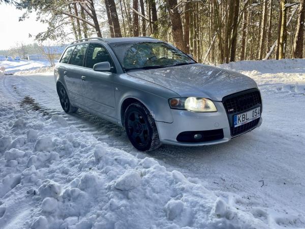 Pelēks Audi A4 2005 Viļņa, ar dzinēja tilpumu 2.00 L un nobraukumu 314 tūkst. km par 1950 €, foto 4 vietnē AUTOMOTO.COM.LV