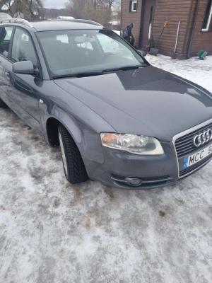 Pelēks Audi A4 2005 Marijampole, ar dzinēja tilpumu 1.90 L un nobraukumu 467 tūkst. km par 2400 €, foto 2 vietnē AUTOMOTO.COM.LV