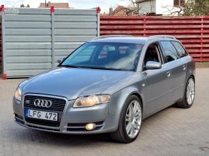 Pelēks Audi A4 2005 Telšiai, ar dzinēja tilpumu 2.00 L un nobraukumu 277 tūkst. km par 3500 €, foto 24 vietnē AUTOMOTO.COM.LV