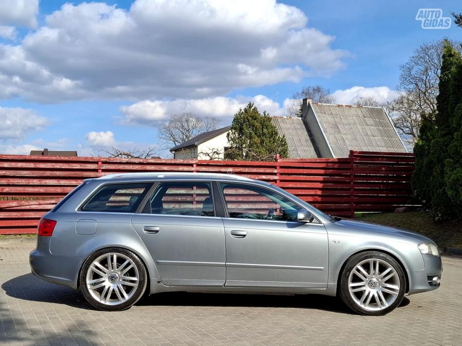 Pelēks Audi A4 2005 Telšiai, ar dzinēja tilpumu 2.00 L un nobraukumu 277 tūkst. km par 3500 €, foto 25 vietnē AUTOMOTO.COM.LV