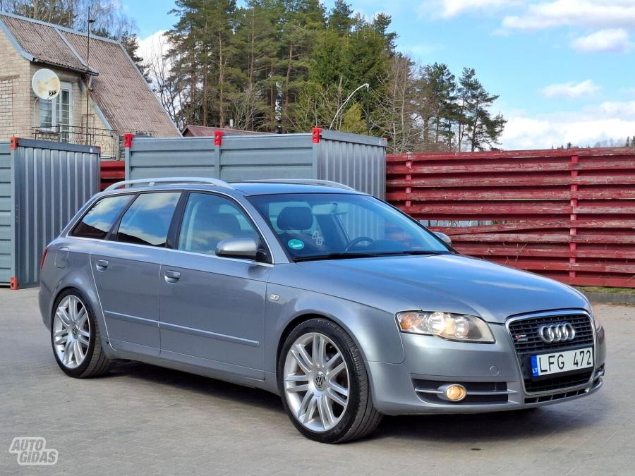 Pelēks Audi A4 2005 Telšiai, ar dzinēja tilpumu 2.00 L un nobraukumu 277 tūkst. km par 3500 €, foto 28 vietnē AUTOMOTO.COM.LV