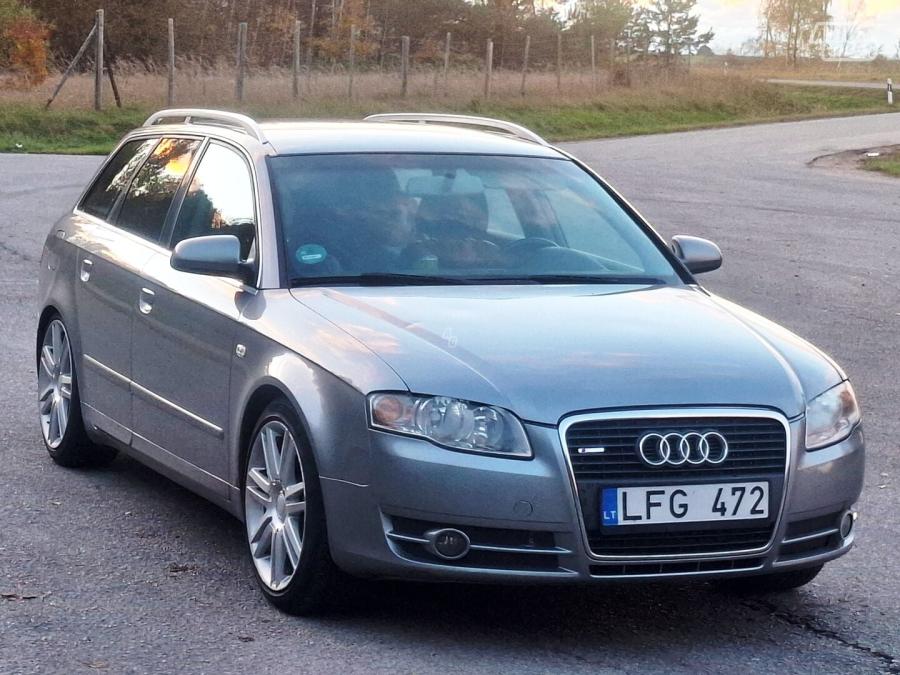 Pelēks Audi A4 2005 Telšiai, ar dzinēja tilpumu 2.00 L un nobraukumu 277 tūkst. km par 3500 €, foto 31 vietnē AUTOMOTO.COM.LV