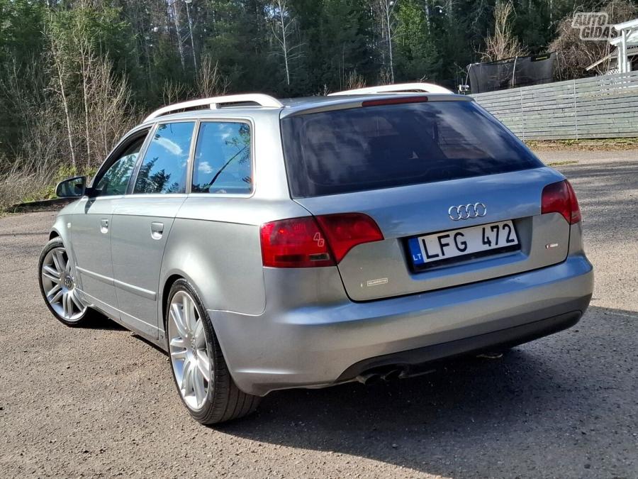 Pelēks Audi A4 2005 Telšiai, ar dzinēja tilpumu 2.00 L un nobraukumu 277 tūkst. km par 3500 €, foto 33 vietnē AUTOMOTO.COM.LV
