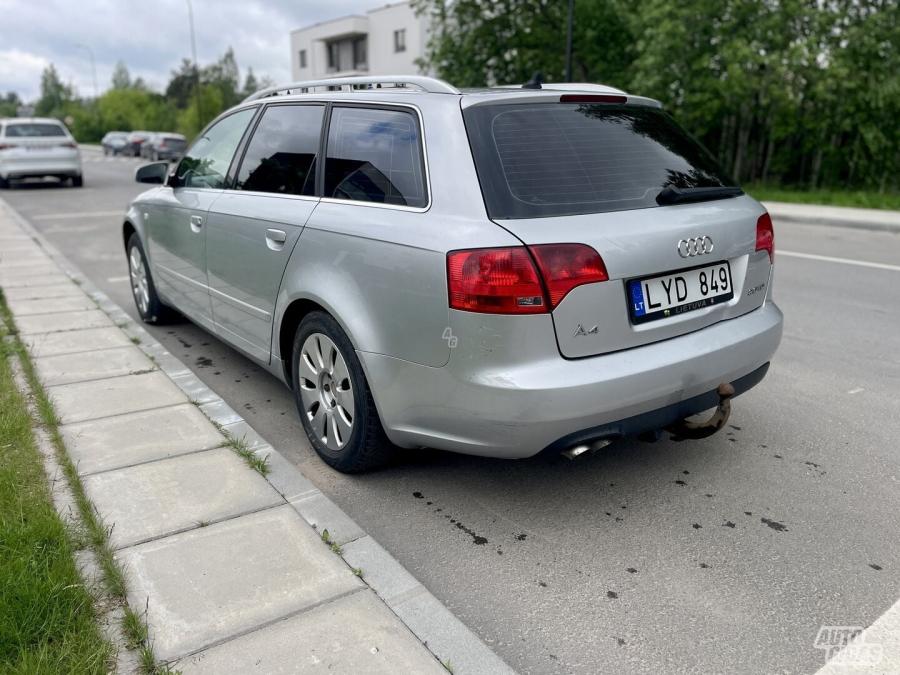 Grey Audi A4 2005 in Vilnius, with an engine capacity of 2.00 L and mileage of 340 thousand km for 2300 €, photo 3 on AUTOMOTO.COM.LV