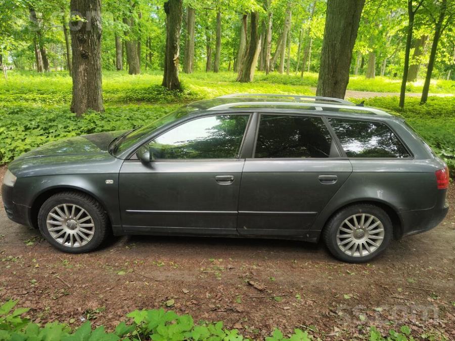 Grey Audi A4 2005 in Riga, with an engine capacity of 2.00 L and mileage of 539 thousand km for 1750 €, photo 1 on AUTOMOTO.COM.LV