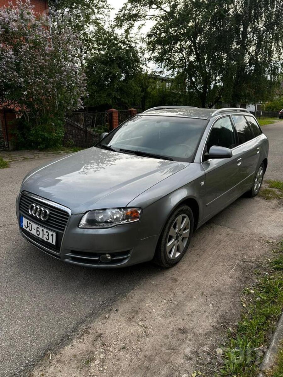 Grey Audi A4 2005 in Riga, with an engine capacity of 1.90 L and mileage of 387 thousand km for 1450 €, photo 1 on AUTOMOTO.COM.LV