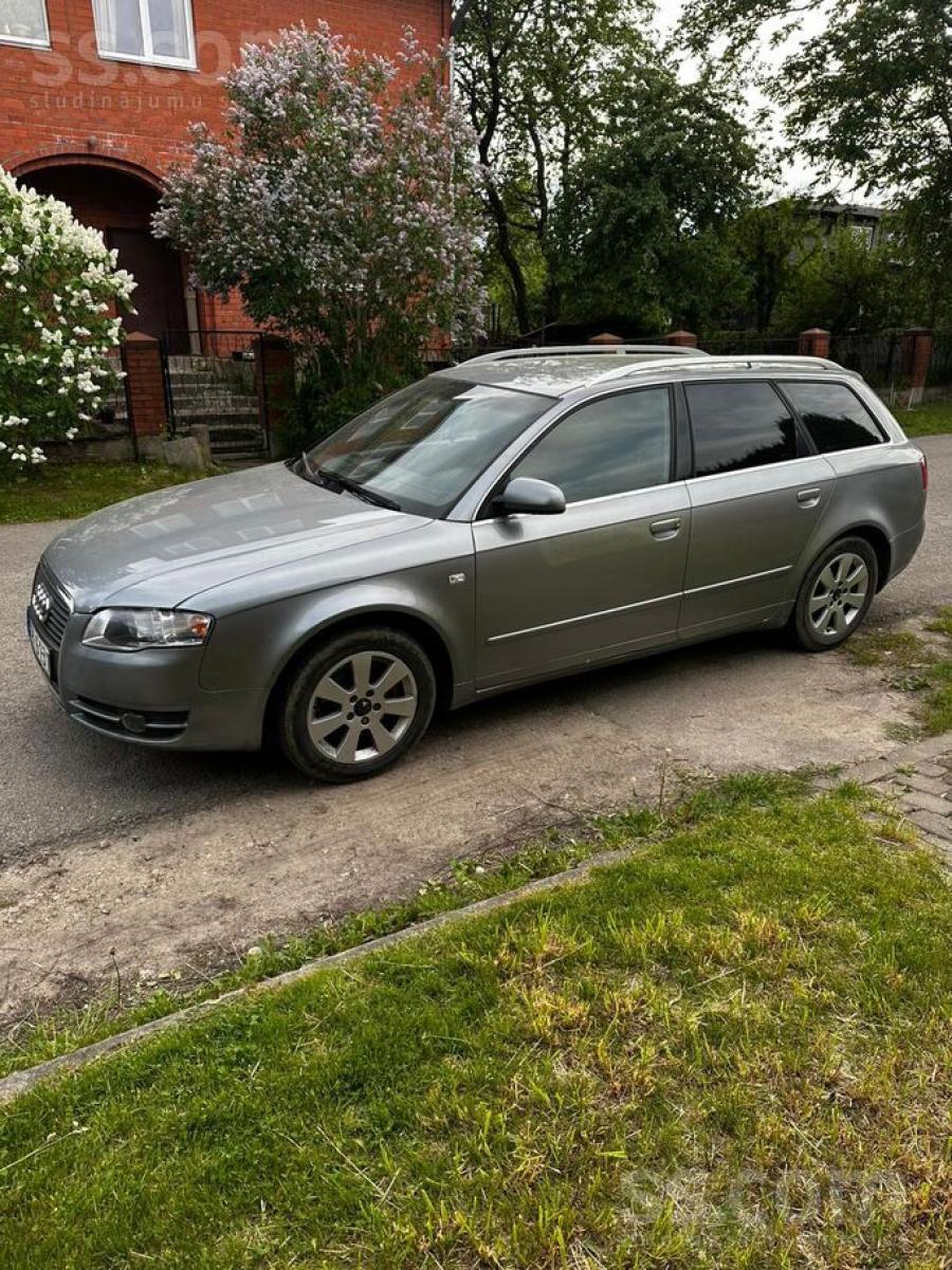 Grey Audi A4 2005 in Riga, with an engine capacity of 1.90 L and mileage of 387 thousand km for 1450 €, photo 4 on AUTOMOTO.COM.LV