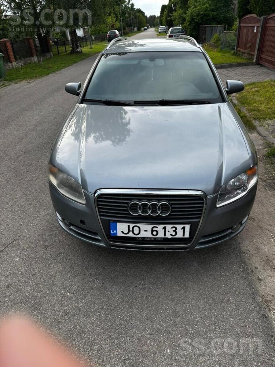 Grey Audi A4 2005 in Riga, with an engine capacity of 1.90 L and mileage of 387 thousand km for 1450 €, photo 7 on AUTOMOTO.COM.LV