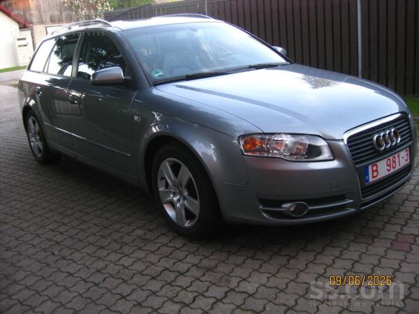 Pelēks Audi A4 2005 Jēkabpils, ar dzinēja tilpumu 2.00 L un nobraukumu 280 tūkst. km par 3999 €, foto 2 vietnē AUTOMOTO.COM.LV