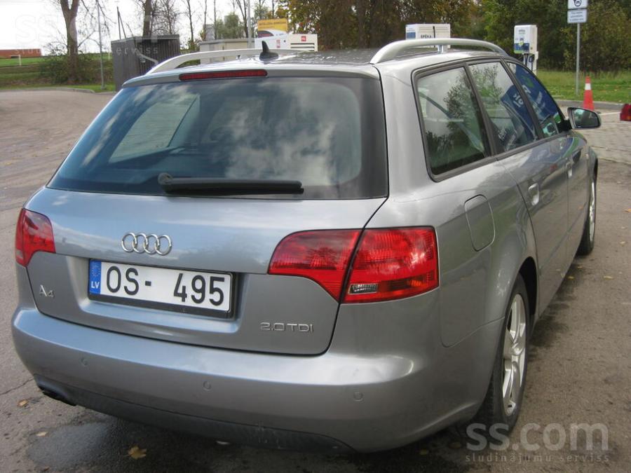 Серый Ауди А4 2005 в Екабпилс, объемом двигателя 2.00 л и пробегом 280 тыс. км за 4099 €, фото 8 на AUTOMOTO.COM.LV
