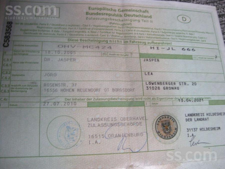 Серый Ауди А4 2005 в Екабпилс, объемом двигателя 2.00 л и пробегом 280 тыс. км за 4099 €, фото 31 на AUTOMOTO.COM.LV