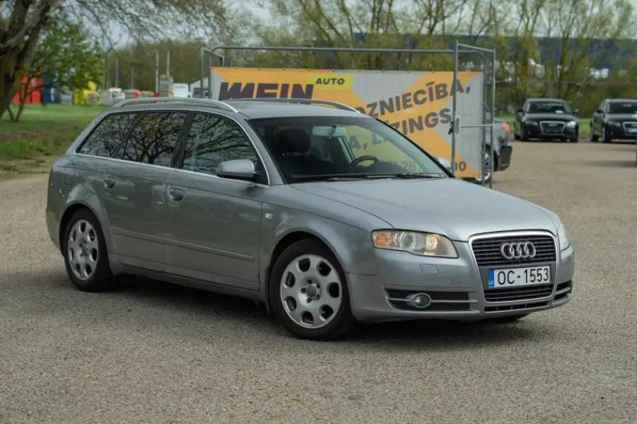 Pelēks Audi A4 2005 Liepāja, ar dzinēja tilpumu 2.00 L un nobraukumu 363 tūkst. km par 1600 €, foto 6 vietnē AUTOMOTO.COM.LV