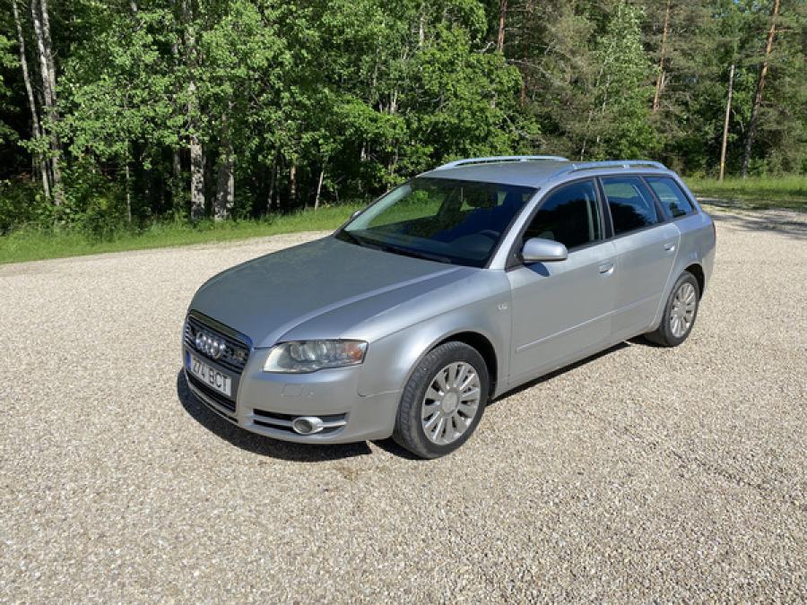 Grey Audi A4 2005 in Otepaa, with an engine capacity of 2.00 L and mileage of 42 thousand km for 1800 €, photo 1 on AUTOMOTO.COM.LV