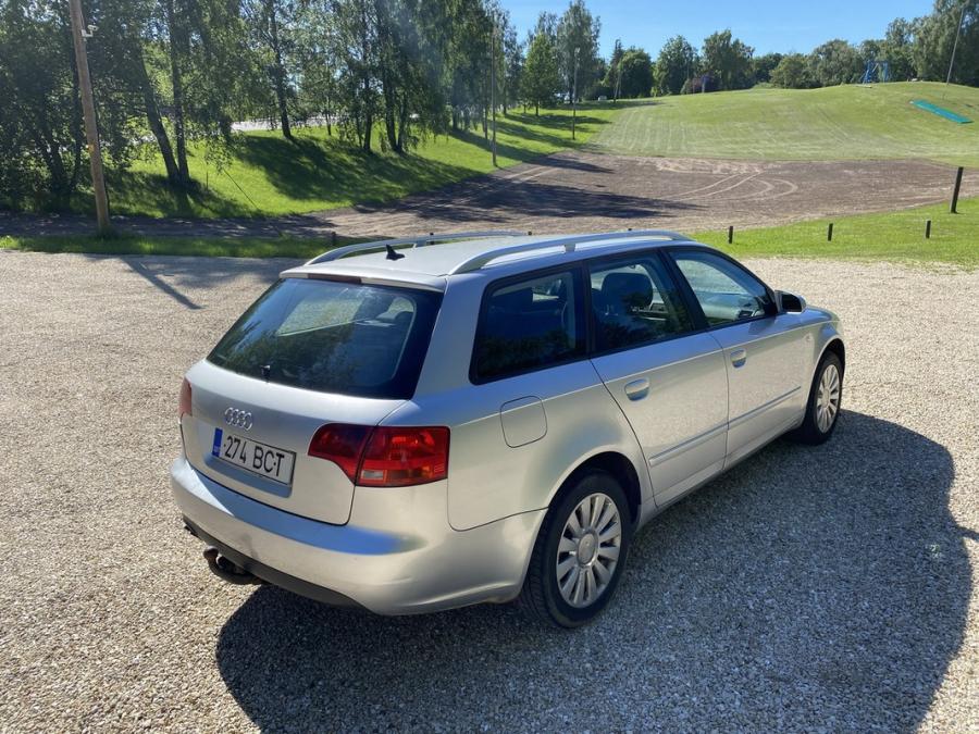 Grey Audi A4 2005 in Otepaa, with an engine capacity of 2.00 L and mileage of 42 thousand km for 1800 €, photo 10 on AUTOMOTO.COM.LV