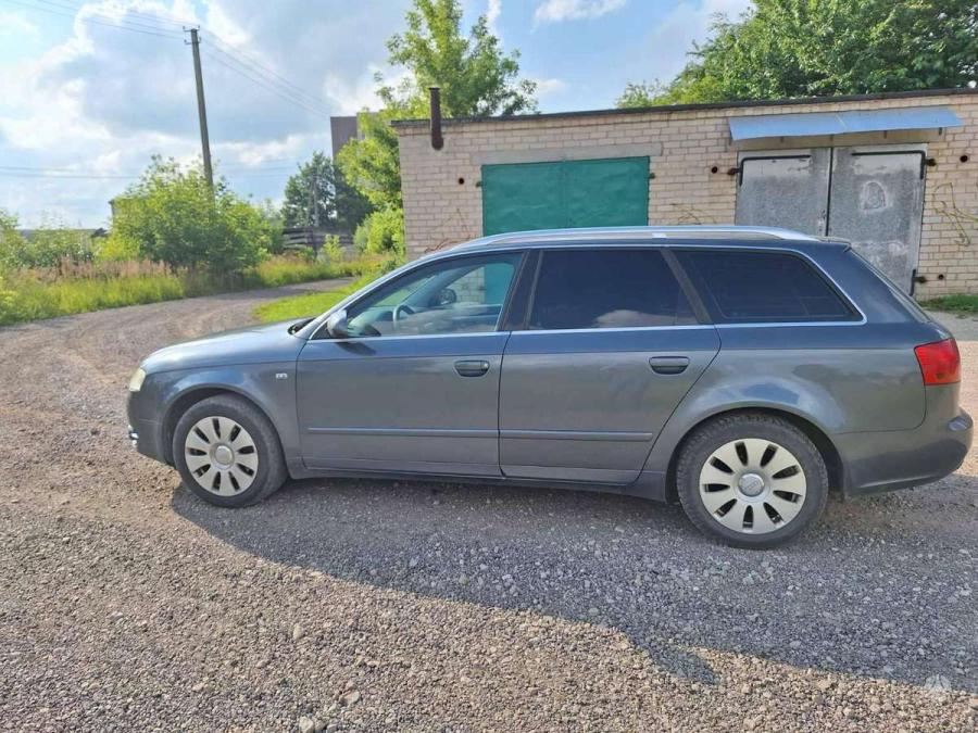 Pelēks Audi A4 2005 Radviliškis, ar dzinēja tilpumu 1.90 L un nobraukumu 403 tūkst. km par 2150 €, foto 1 vietnē AUTOMOTO.COM.LV