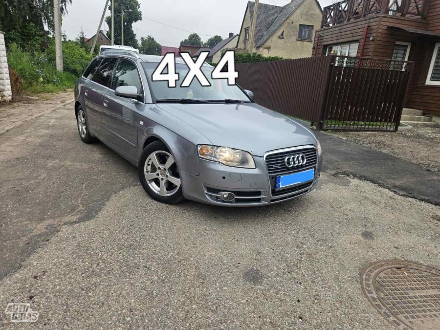 Grey Audi A4 2005 in Vilkaviskis, with an engine capacity of 3.00 L and mileage of 326 thousand km for 1300 €, photo 1 on AUTOMOTO.COM.LV