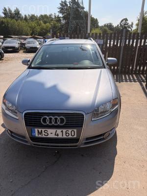Grey Audi A4 2005 in Riga, with an engine capacity of 2.00 L and mileage of 210 thousand km for 2400 €, photo  on AUTOMOTO.COM.LV