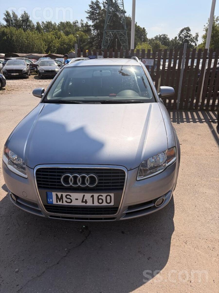 Grey Audi A4 2005 in Riga, with an engine capacity of 2.00 L and mileage of 210 thousand km for 2400 €, photo 1 on AUTOMOTO.COM.LV