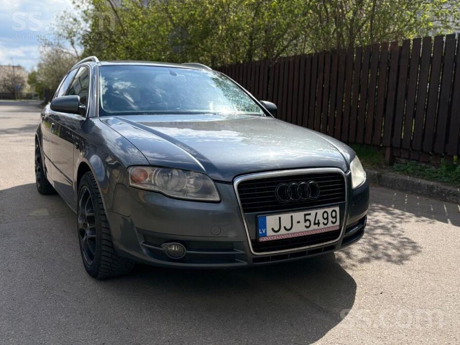 Grey Audi A4 2005 in Riga, with an engine capacity of 2.00 L and mileage of 432 thousand km for 2490 €, photo 3 on AUTOMOTO.COM.LV