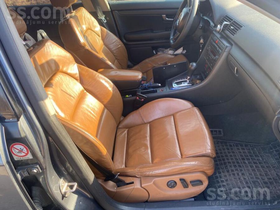 Grey Audi A4 2005 in Riga, with an engine capacity of 2.00 L and mileage of 432 thousand km for 2490 €, photo 7 on AUTOMOTO.COM.LV