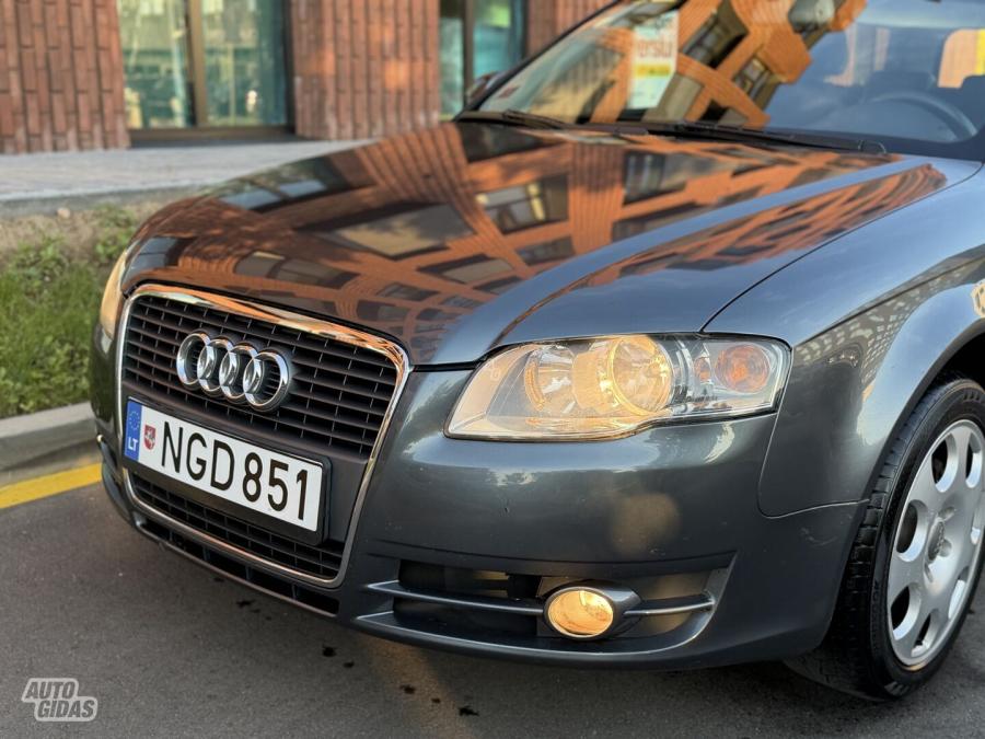 Grey Audi A4 2005 in Vilnius, with an engine capacity of 2.00 L and mileage of 406 thousand km for 1650 €, photo 3 on AUTOMOTO.COM.LV