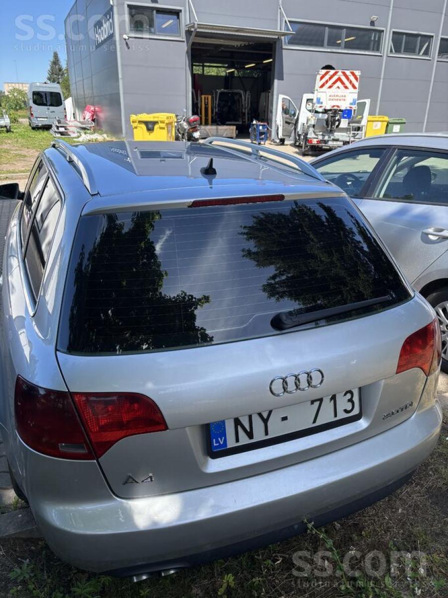 Pelēks Audi A4 2005 Rīga, ar dzinēja tilpumu 2.00 L un nobraukumu 381 tūkst. km par 2000 €, foto 5 vietnē AUTOMOTO.COM.LV