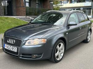 Grey Audi A4 2005 in Vilnius, with an engine capacity of 2.00 L and mileage of 406 thousand km for 1600 €, photo  on AUTOMOTO.COM.LV