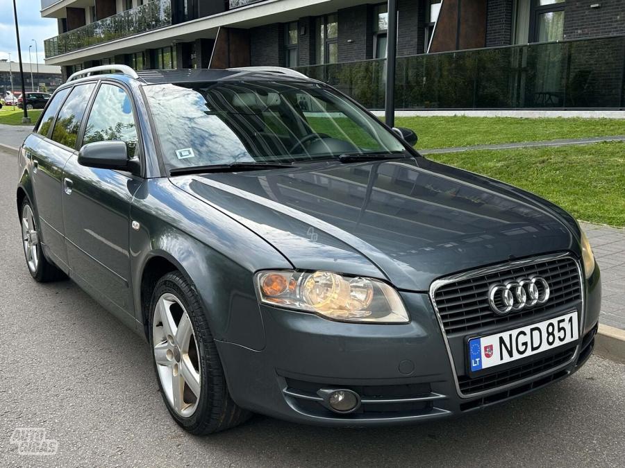 Grey Audi A4 2005 in Vilnius, with an engine capacity of 2.00 L and mileage of 406 thousand km for 1600 €, photo 4 on AUTOMOTO.COM.LV