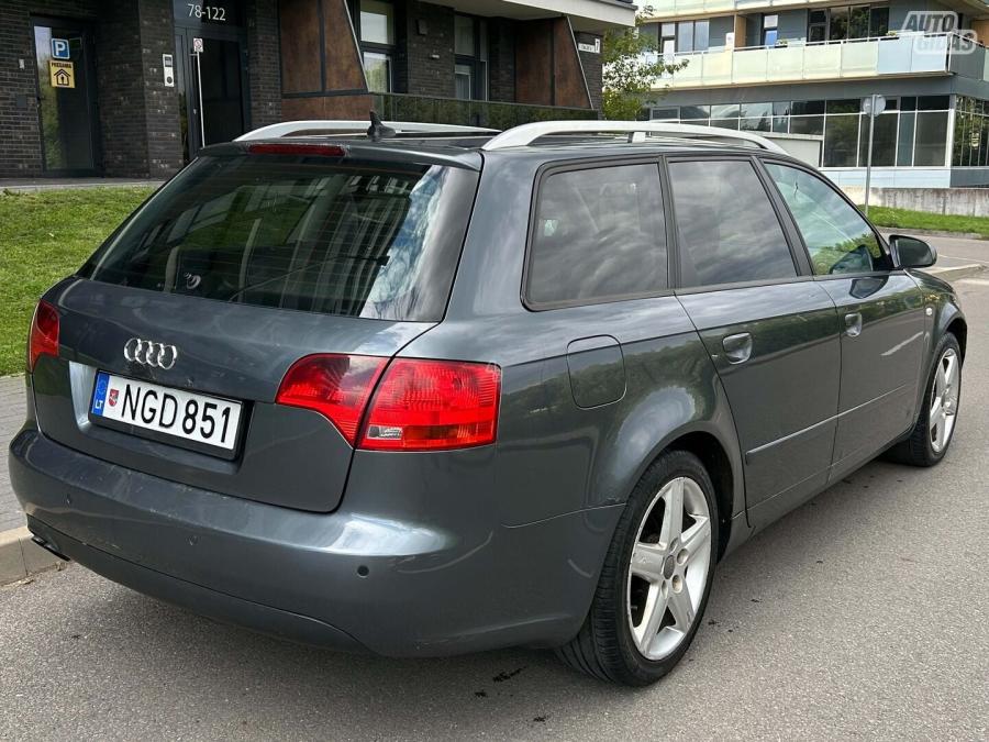 Grey Audi A4 2005 in Vilnius, with an engine capacity of 2.00 L and mileage of 406 thousand km for 1600 €, photo 5 on AUTOMOTO.COM.LV