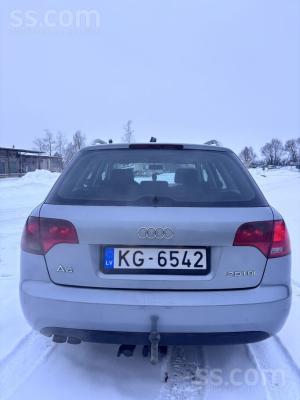 Grey Audi A4 2005 in Bauska, with an engine capacity of 2.00 L and mileage of 394 thousand km for 2490 €, photo 5 on AUTOMOTO.COM.LV