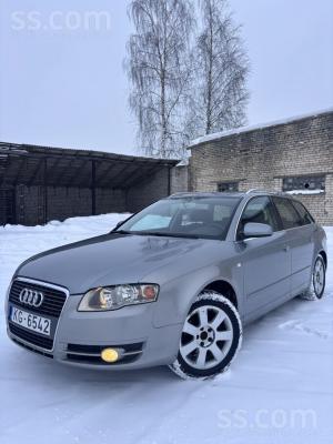 Grey Audi A4 2005 in Bauska, with an engine capacity of 2.00 L and mileage of 394 thousand km for 2490 €, photo 8 on AUTOMOTO.COM.LV