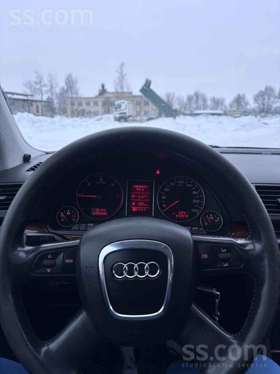 Grey Audi A4 2005 in Bauska, with an engine capacity of 2.00 L and mileage of 394 thousand km for 2490 €, photo 22 on AUTOMOTO.COM.LV