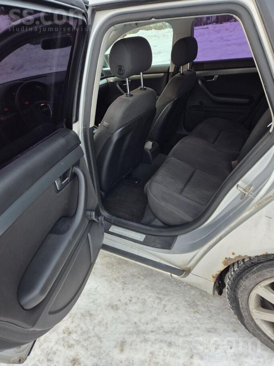 Pelēks Audi A4 2005 Ventspils, ar dzinēja tilpumu 2.00 L un nobraukumu 450 tūkst. km par 1200 €, foto 7 vietnē AUTOMOTO.COM.LV