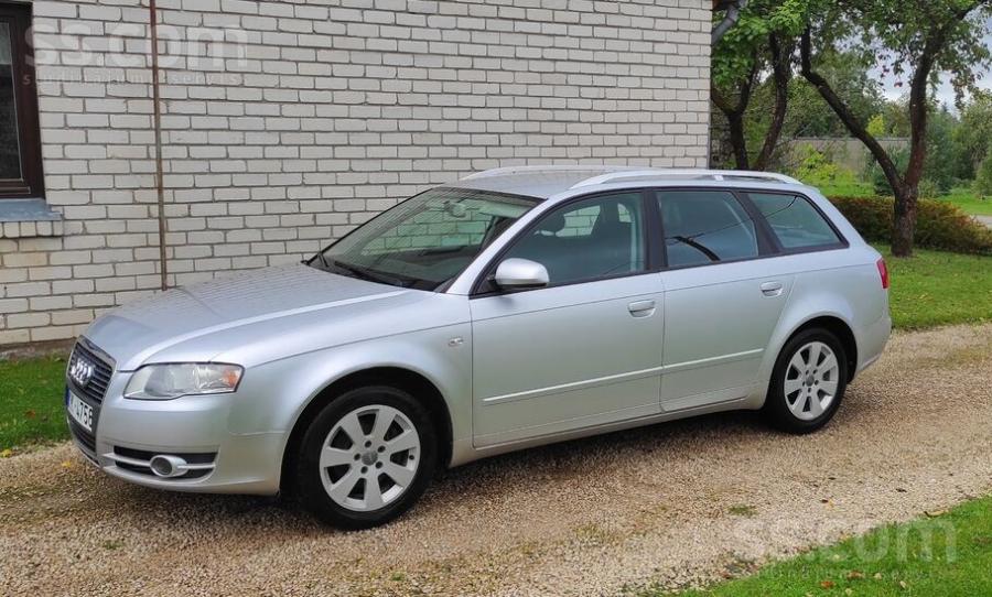Pelēks Audi A4 2005 Cēsis, ar dzinēja tilpumu 1.90 L un nobraukumu 312 tūkst. km par 1950 €, foto 1 vietnē AUTOMOTO.COM.LV