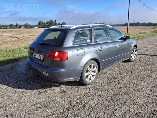 Grey Audi A4 2005 in Valmiera, with an engine capacity of 2.00 L and mileage of 360 thousand km for 2600 €, photo 6 on AUTOMOTO.COM.LV
