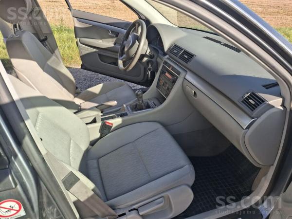Grey Audi A4 2005 in Valmiera, with an engine capacity of 2.00 L and mileage of 360 thousand km for 2600 €, photo 10 on AUTOMOTO.COM.LV