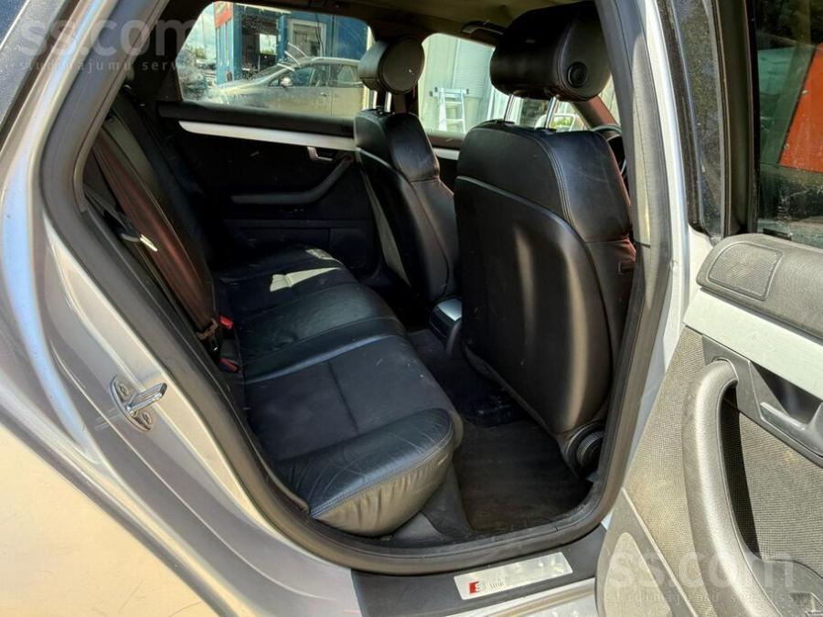 Grey Audi A4 2005 in Riga, with an engine capacity of 3.00 L and mileage of 0 thousand km for 2350 €, photo 13 on AUTOMOTO.COM.LV