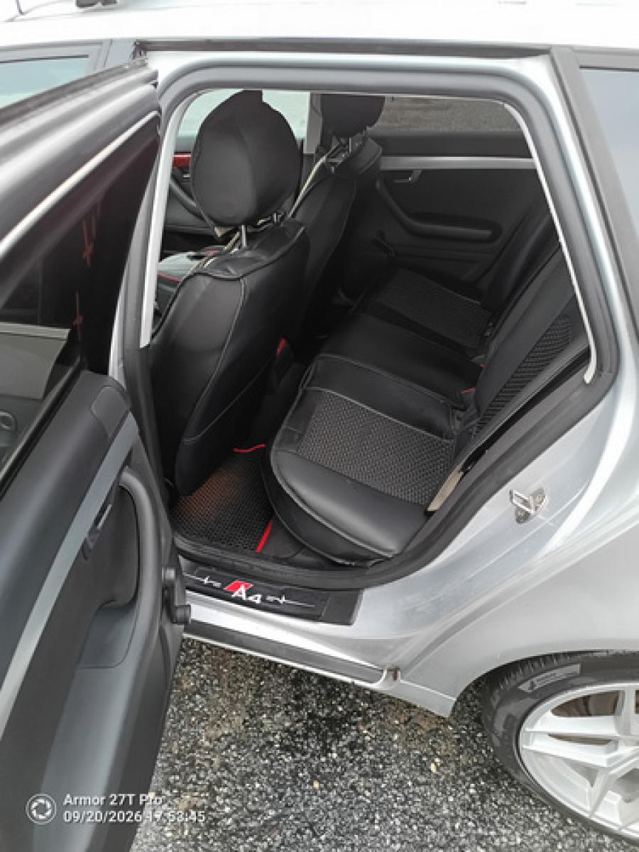 Grey Audi A4 2005 in Rapina, with an engine capacity of 1.80 L and mileage of 326 thousand km for 5490 €, photo 6 on AUTOMOTO.COM.LV