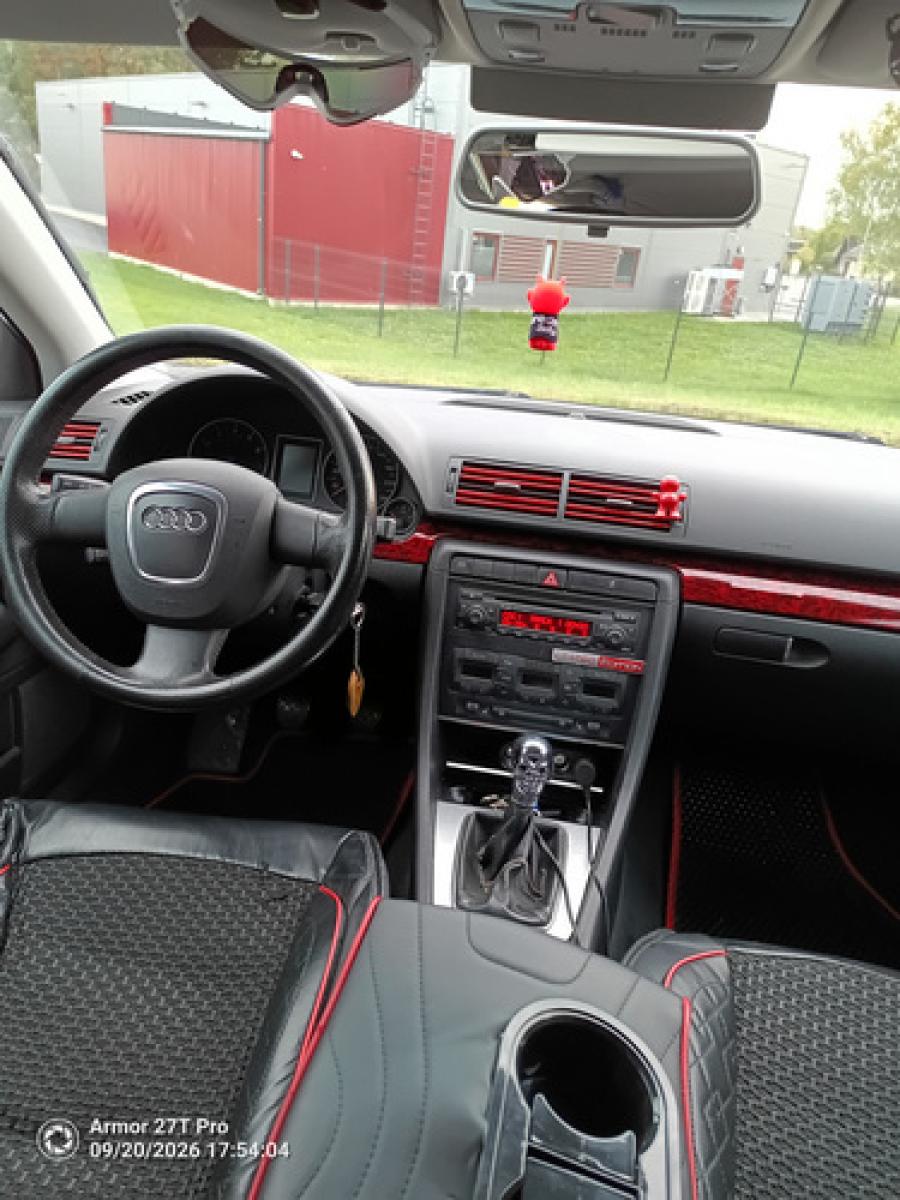 Grey Audi A4 2005 in Rapina, with an engine capacity of 1.80 L and mileage of 326 thousand km for 5490 €, photo 7 on AUTOMOTO.COM.LV