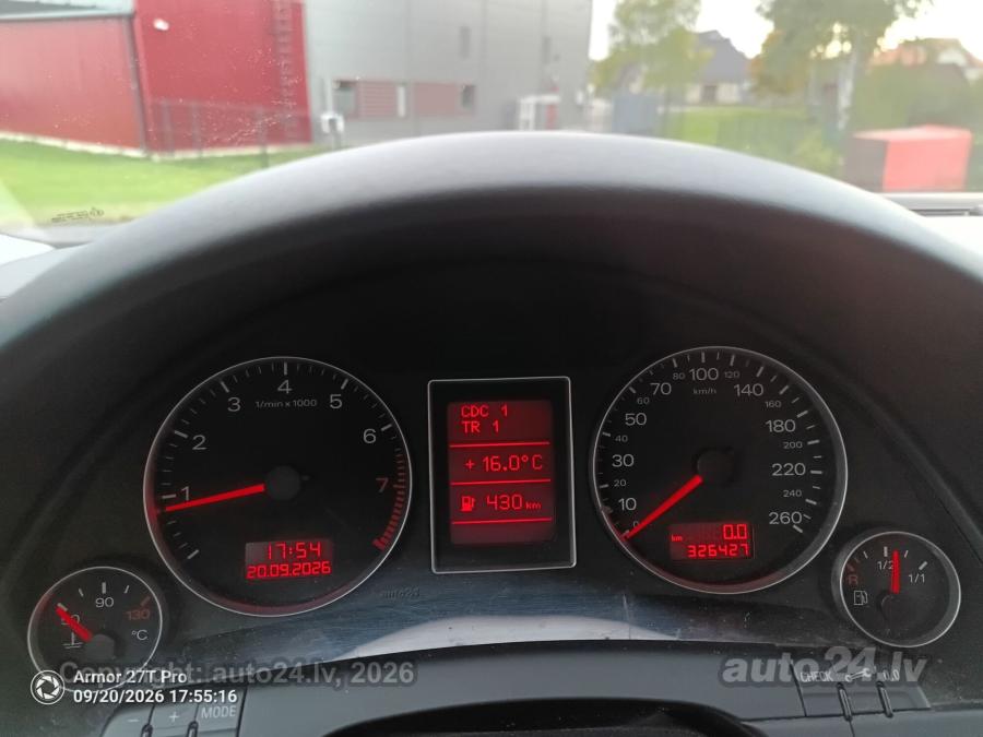 Серый Ауди А4 2005 в Таллин, объемом двигателя 1.80 л и пробегом 326 тыс. км за 5490 €, фото 9 на AUTOMOTO.COM.LV