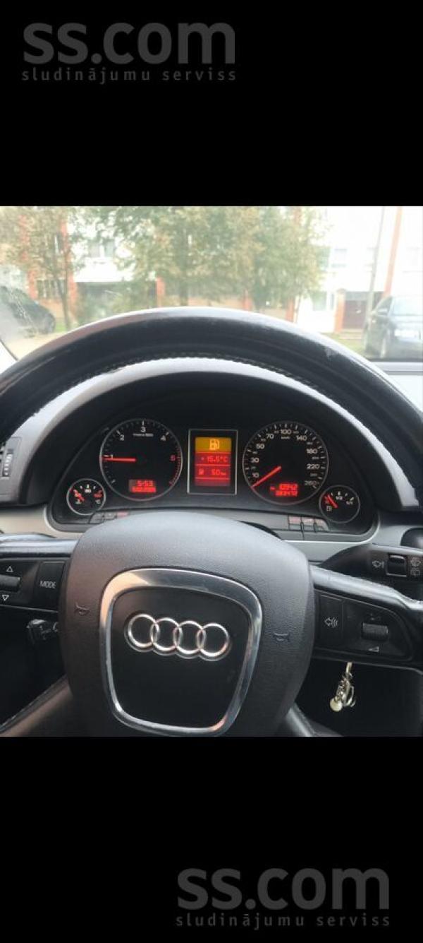 Pelēks Audi A4 2005 Rēzekne, ar dzinēja tilpumu 1.90 L un nobraukumu 384 tūkst. km par 2300 €, foto 10 vietnē AUTOMOTO.COM.LV