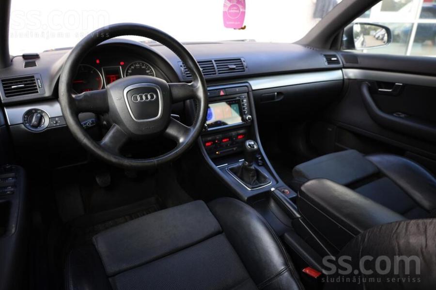 Grey Audi A4 2005 in Riga, with an engine capacity of 1.90 L and mileage of 431 thousand km for 1995 €, photo 7 on AUTOMOTO.COM.LV