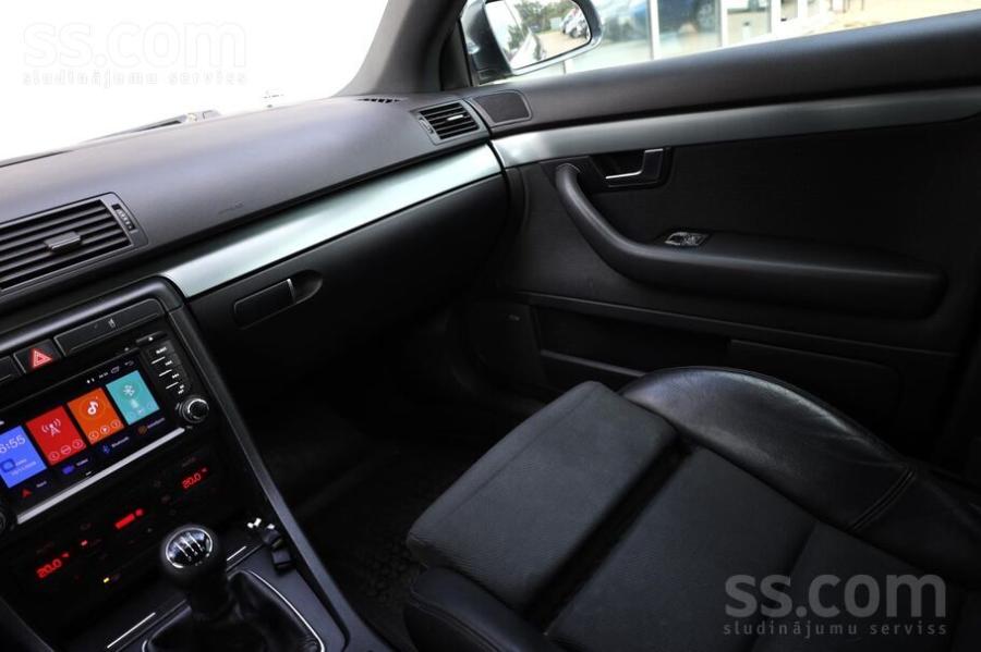 Grey Audi A4 2005 in Riga, with an engine capacity of 1.90 L and mileage of 431 thousand km for 1995 €, photo 8 on AUTOMOTO.COM.LV