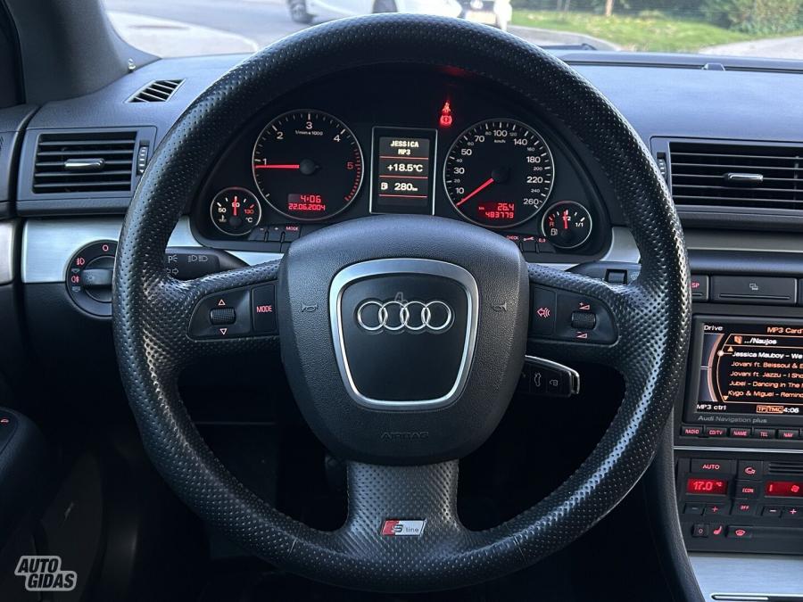 Pelēks Audi A4 2005 Viļņa, ar dzinēja tilpumu 2.50 L un nobraukumu 483 tūkst. km par 1550 €, foto 19 vietnē AUTOMOTO.COM.LV