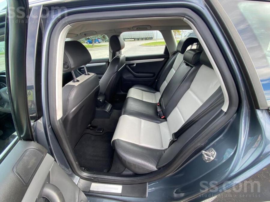 Grey Audi A4 2005 in Riga, with an engine capacity of 2.00 L and mileage of 290 thousand km for 2490 €, photo 11 on AUTOMOTO.COM.LV
