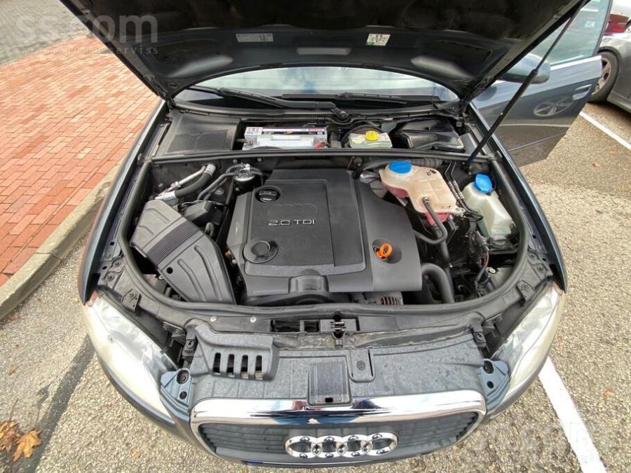 Grey Audi A4 2005 in Riga, with an engine capacity of 2.00 L and mileage of 290 thousand km for 2490 €, photo 24 on AUTOMOTO.COM.LV