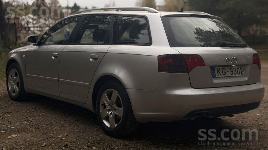 Grey Audi A4 2005 in Daugavpils, with an engine capacity of 2.00 L and mileage of 370 thousand km for 2250 €, photo 9 on AUTOMOTO.COM.LV