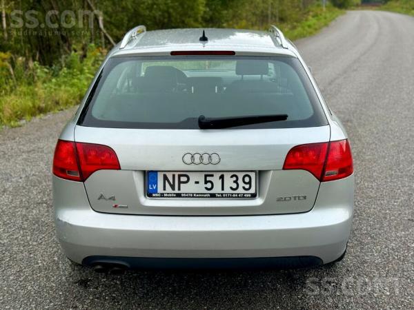 Pelēks Audi A4 2006 Valmiera, ar dzinēja tilpumu 2.00 L un nobraukumu 280 tūkst. km par 2850 €, foto 6 vietnē AUTOMOTO.COM.LV