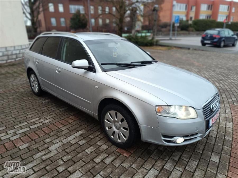 Pelēks Audi A4 2006 Viļņa, ar dzinēja tilpumu 2.00 L un nobraukumu 300 tūkst. km par 1500 €, foto 4 vietnē AUTOMOTO.COM.LV