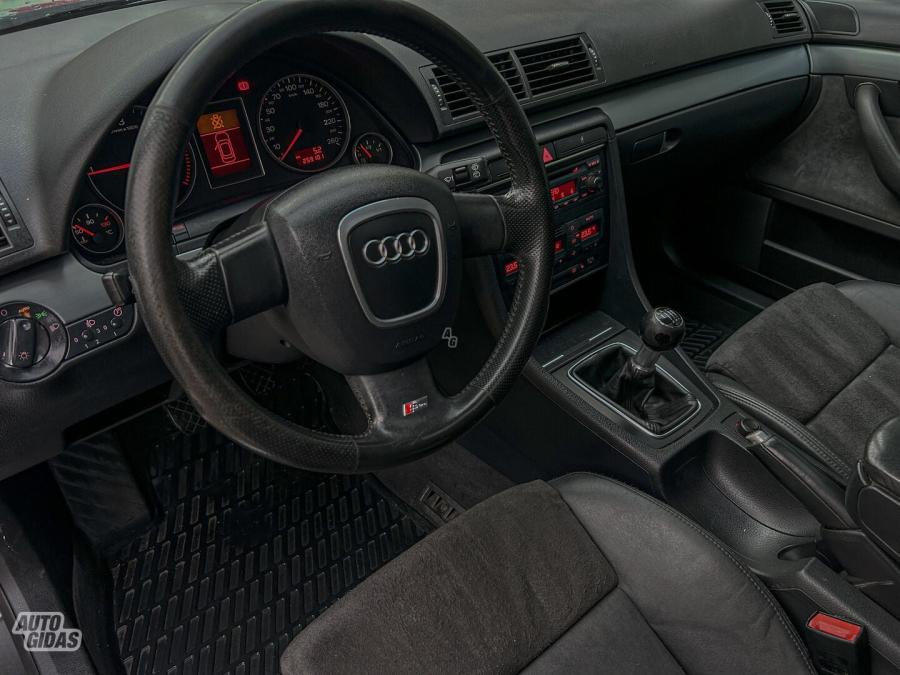 Grey Audi A4 2006 in Kaunas, with an engine capacity of 2.00 L and mileage of 259 thousand km for 3150 €, photo 18 on AUTOMOTO.COM.LV